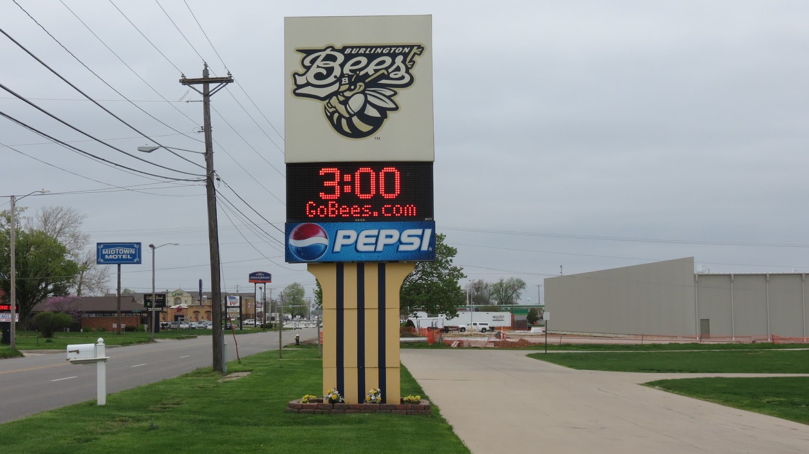 Diamond Visits: Community Field - Burlington, Iowa- Burlington Bees