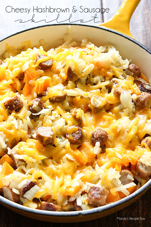 Recipes: Cheesy Hash Browns and Sausage Skillet