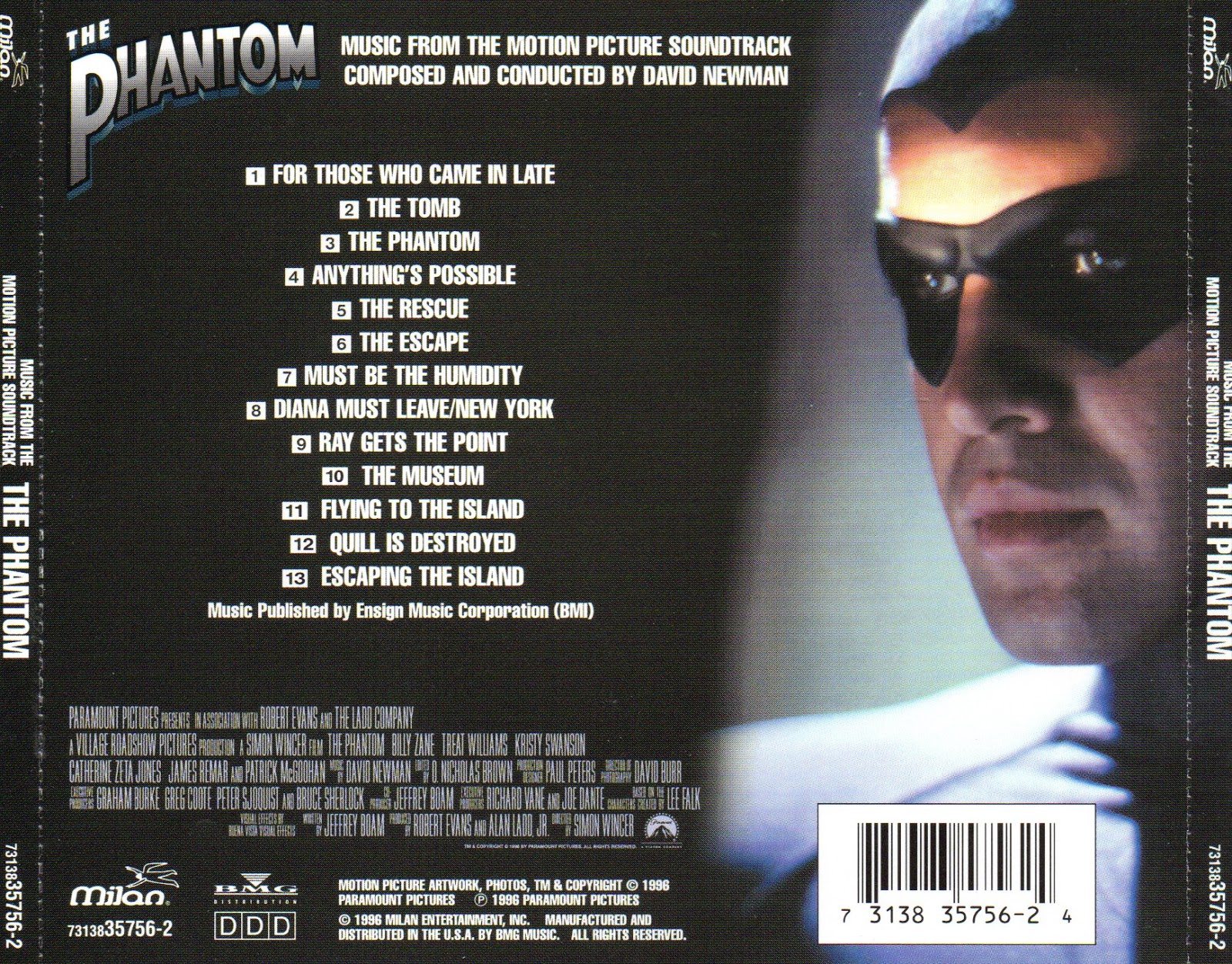 soundtrack heaven: The Phantom..music from the motion picture ...