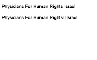 Physicians For Human Rights–Israel - Physicians For Human Rights Israel