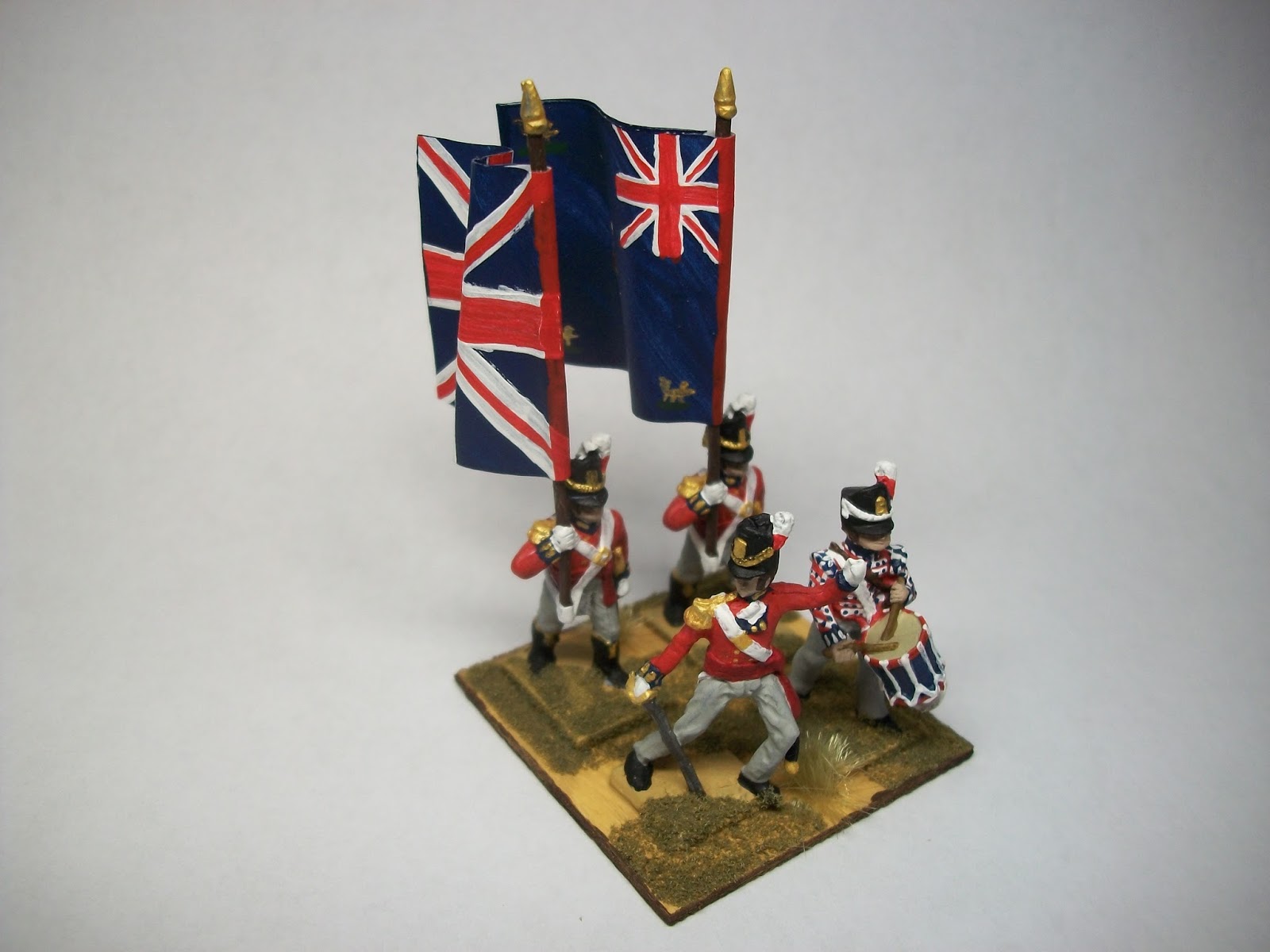 Chuck's Napoleonic Wargames: The 2/4th Foot Colour Party and New Old ...