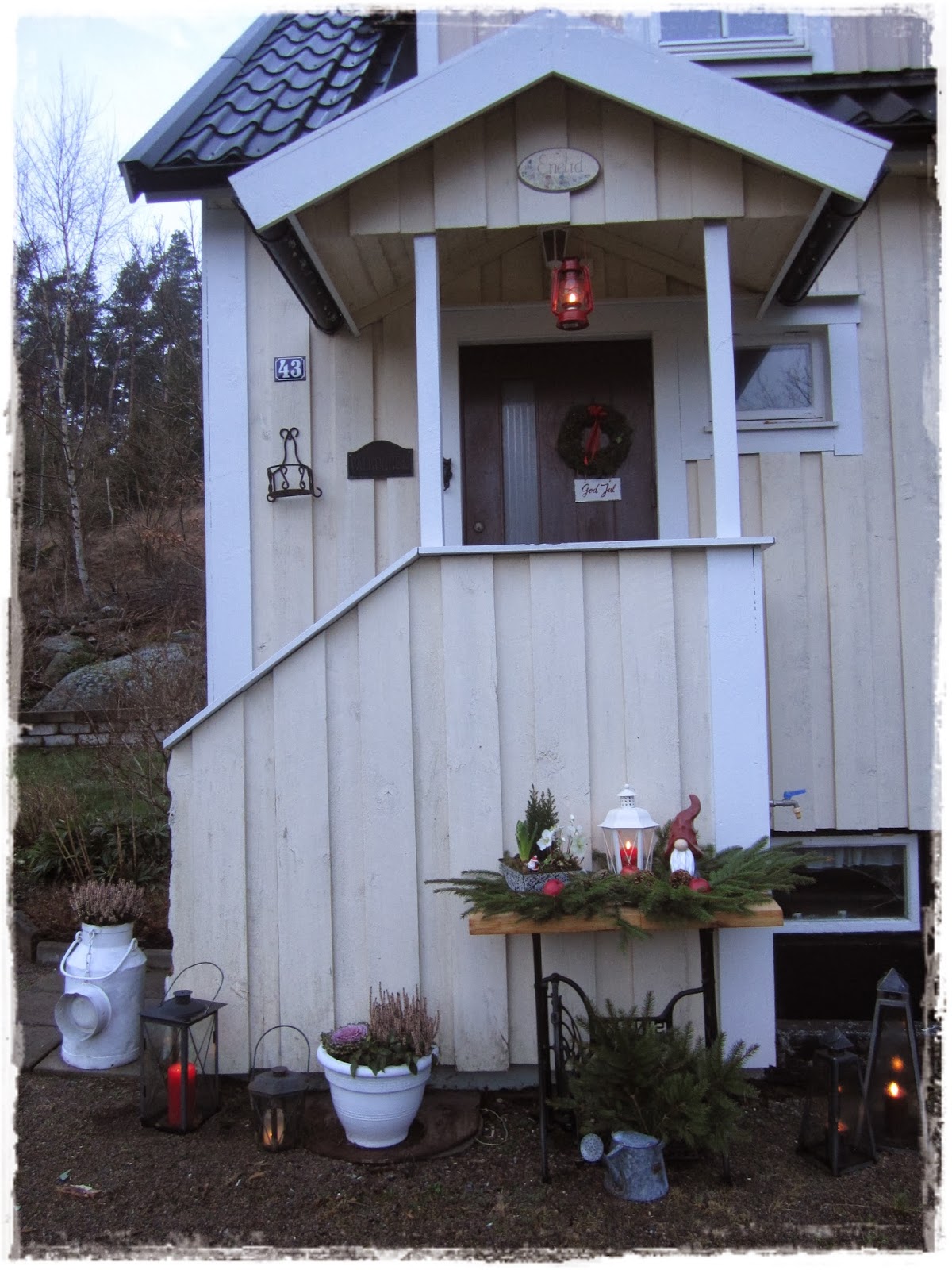 EnelidInterior : Julpynt ute och ett litet tips.