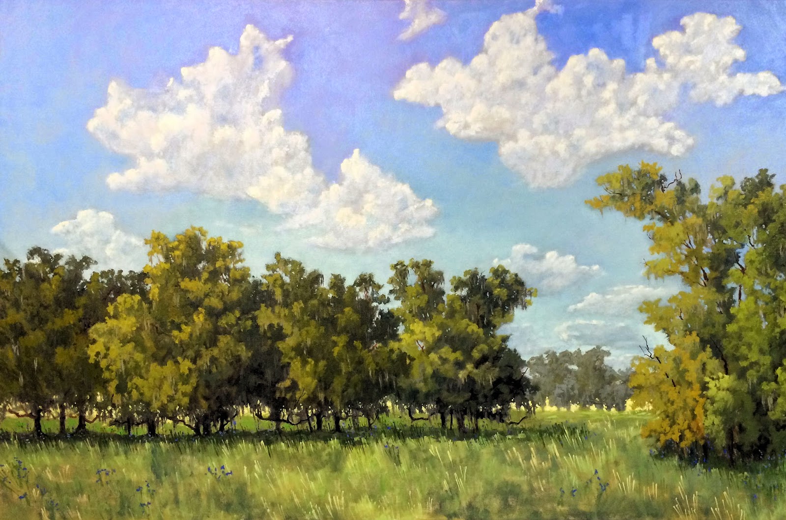 Tree Painter: A Large Trees Painting in Stages
