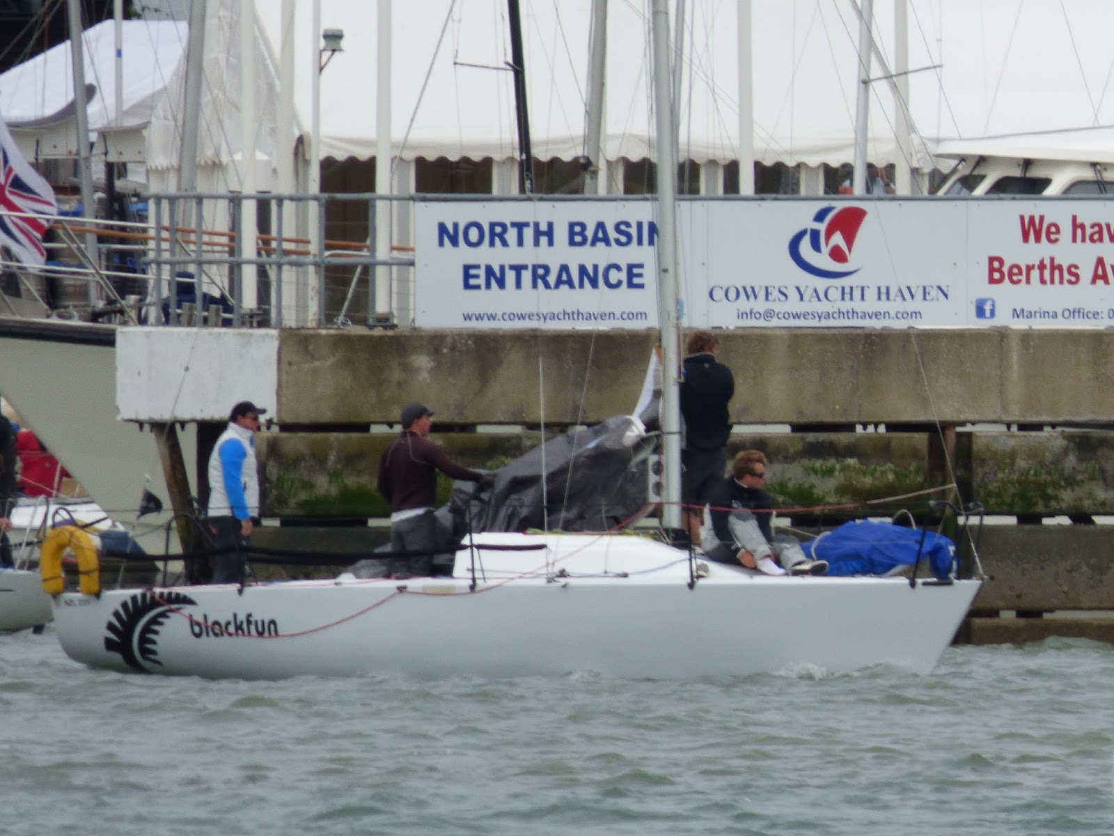 Shockwave40: Blackfun - 1/4 Ton IOR Yacht - designed by Laurie Davidson ...