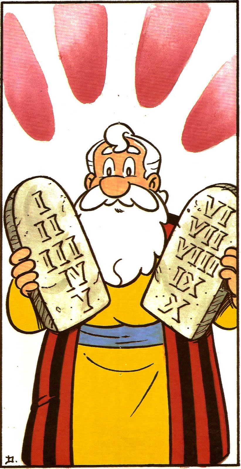 DIOS LE DA LA LEY A MOISÉS