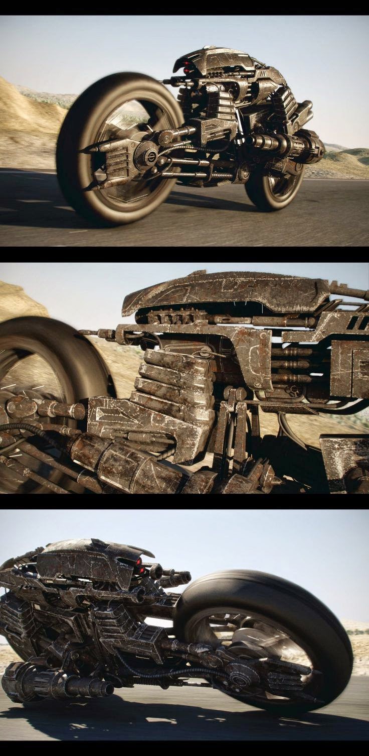 3 Gambar Motorsikal Perang Masa Depan - La iye Ker