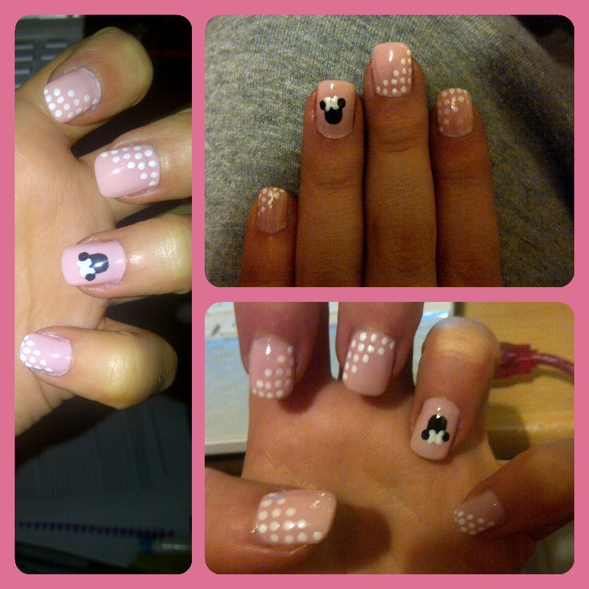 In SAMazement: Disney (Minnie Mouse) Nails