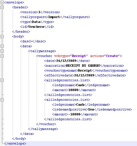 Java Help: Tally ERP 9 Http XML communication