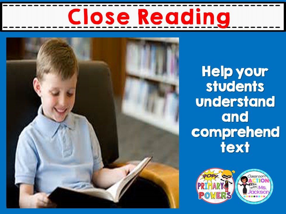 Primary Powers: Close Reading Freebie
