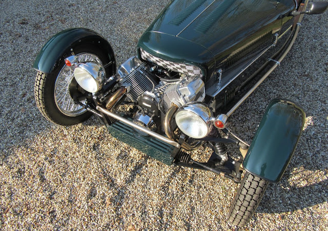 Aero Merlin MG 3 barrelback three wheeler: Alan's barrelback!