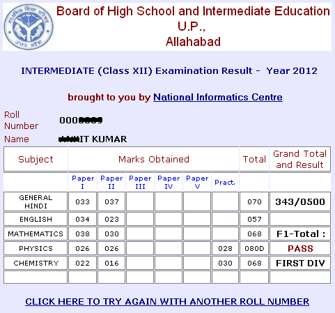 Google Info Tips: Get UP Intermediate Exam Result 2012 UP Result Quickly