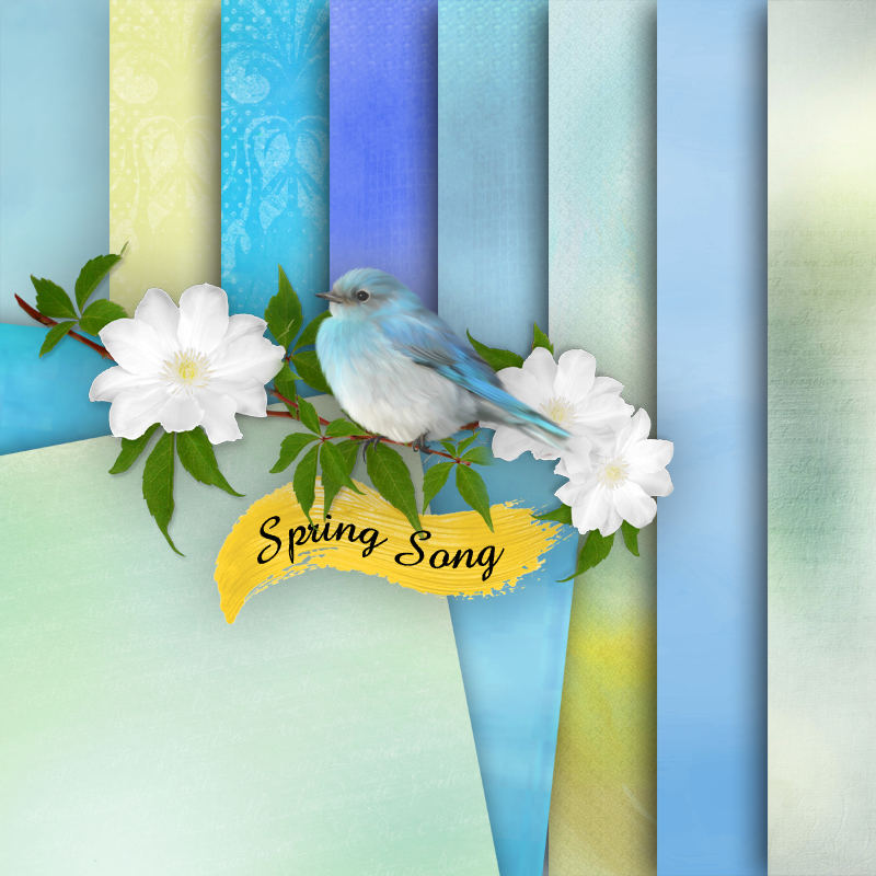 cheyOkota digital scraps: Spring Song Digital Scrapbooking Kit + Freebie