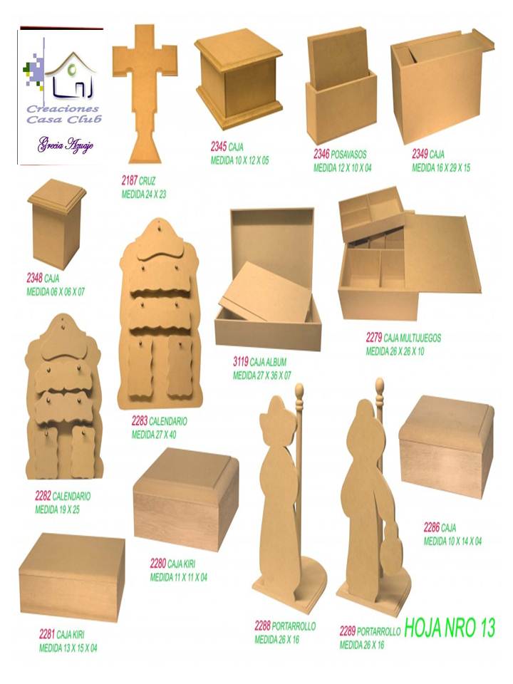 TODO EN MDF: CATALOGO DE MDF