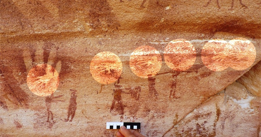 Rock Art Blog: LIZARD HAND PRINTS IN EGYPTIAN WESTERN DESERT ROCK ART: