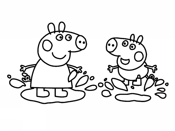 Desenhos da Peppa Pig Para Colorir | Desenhos para colorir