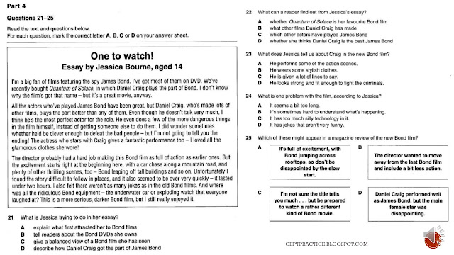 CEPT Practice: CEPT TEST 1