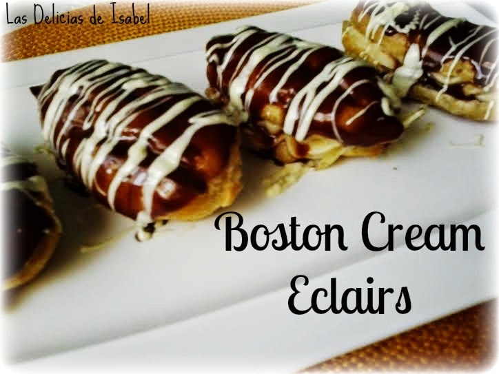 Boston Cream Eclairs | Las Delicias de Isabel