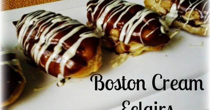 Boston Cream Eclairs | Las Delicias de Isabel