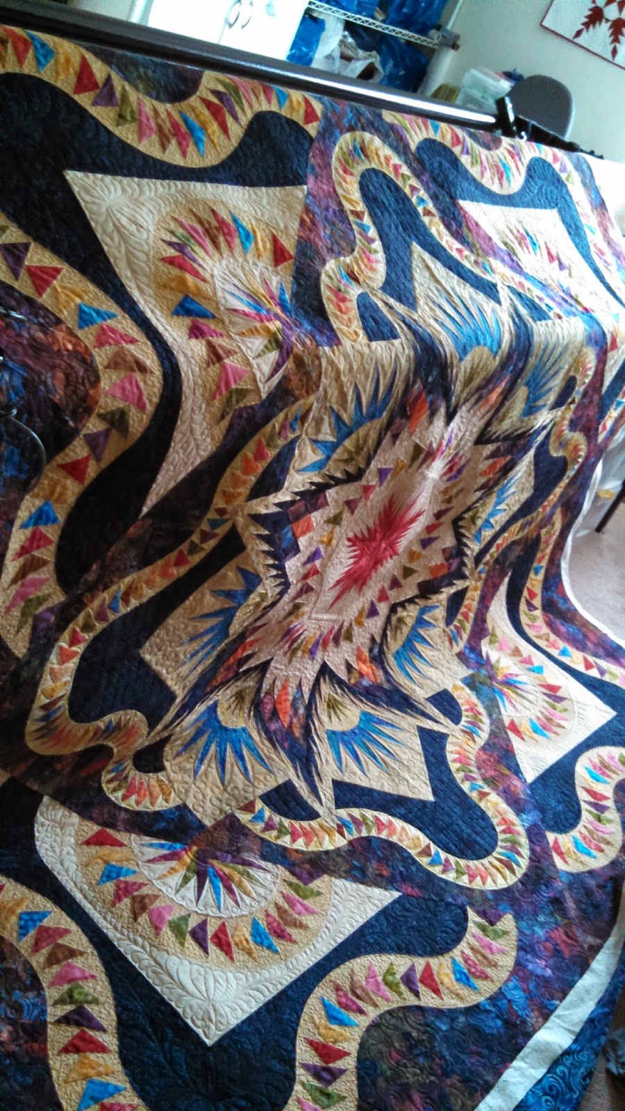 Just Quilted by Gina Boone: Jean's Glacier Star Quilt