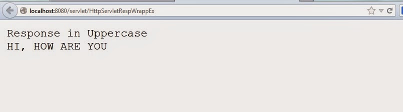Programming for beginners: HttpServletResponseWrapper