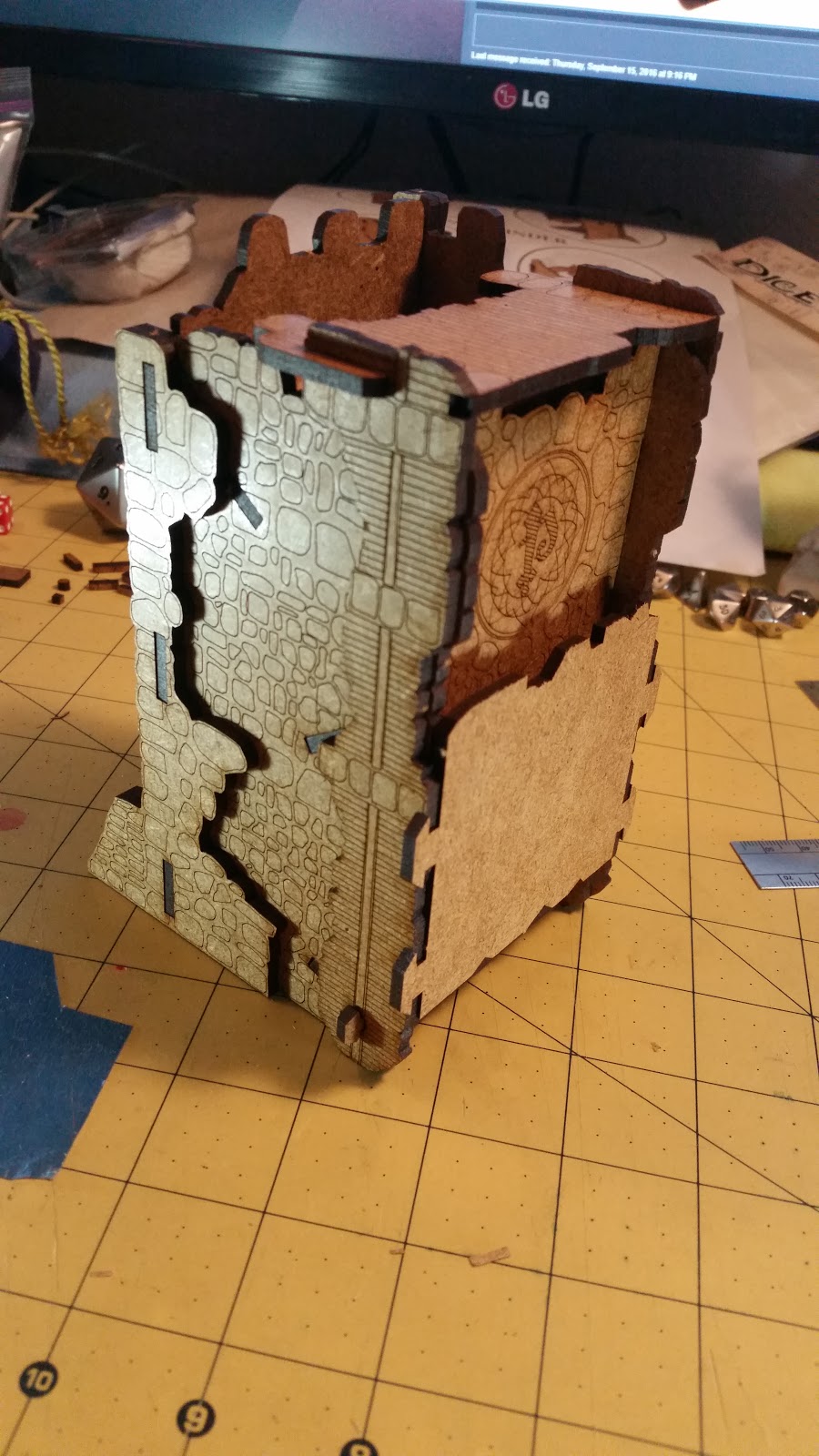 d4d6d8d10d12d20: How To Build The Q-workshop / Pathfinder Dice Tower!!!