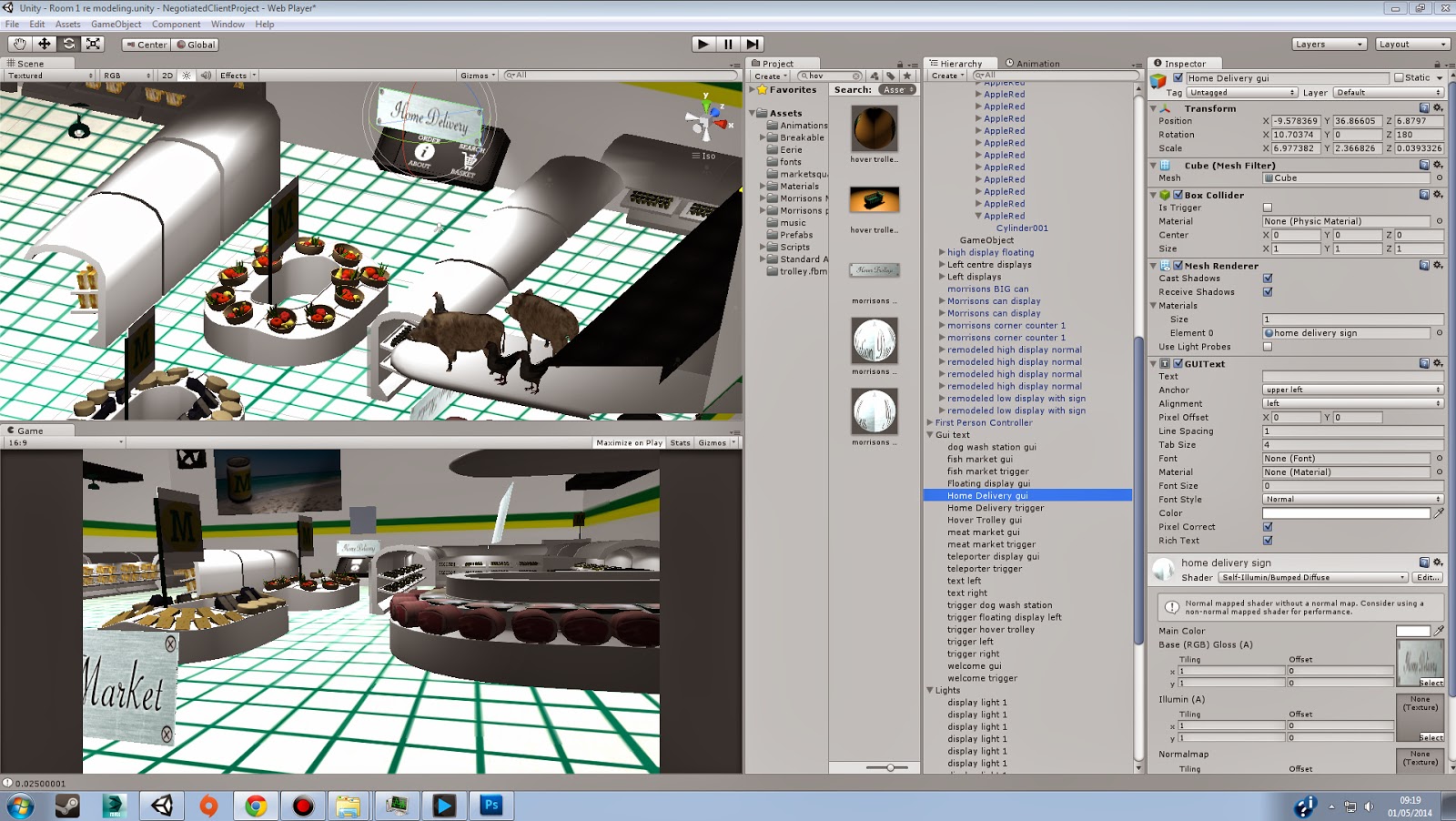 Nick Horton Design Blog: Client, Final Morrisons Game Level