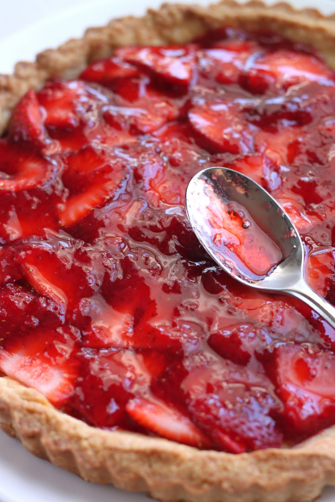 The Cilantropist: Red, White, and Blueberry Tart