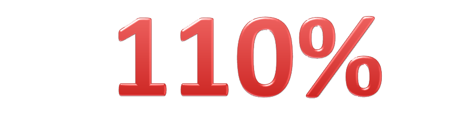 Innovándome | Blog de Juanan: Dar el 110%