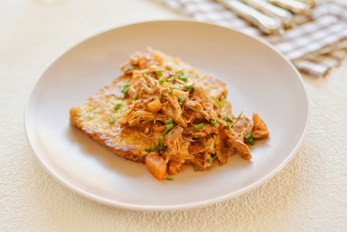 Lemon & Vanilla: Duck ragù with crisp porridge wedges / Ragù de pato ...