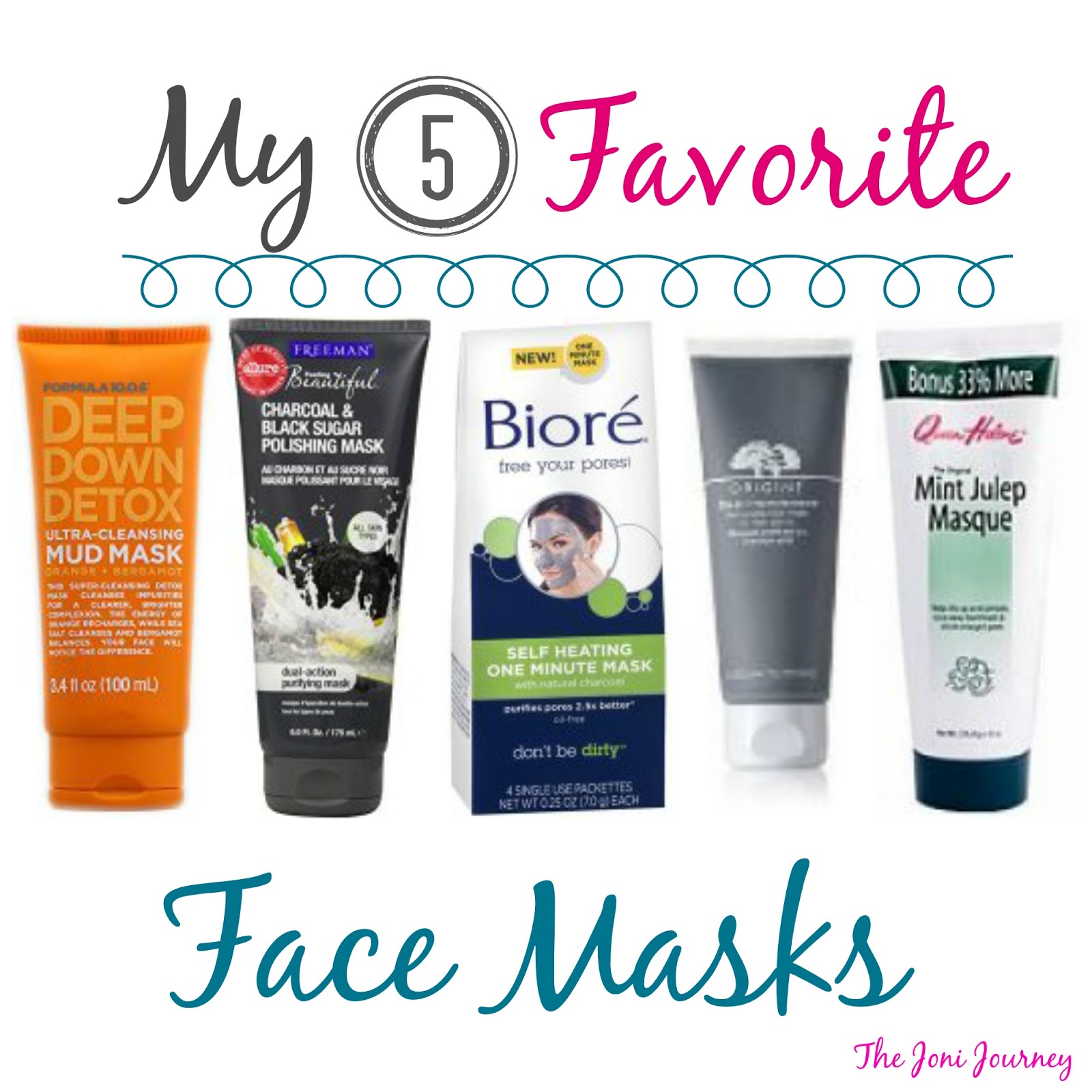 The Joni Journey: My 5 Favorite Face Masks