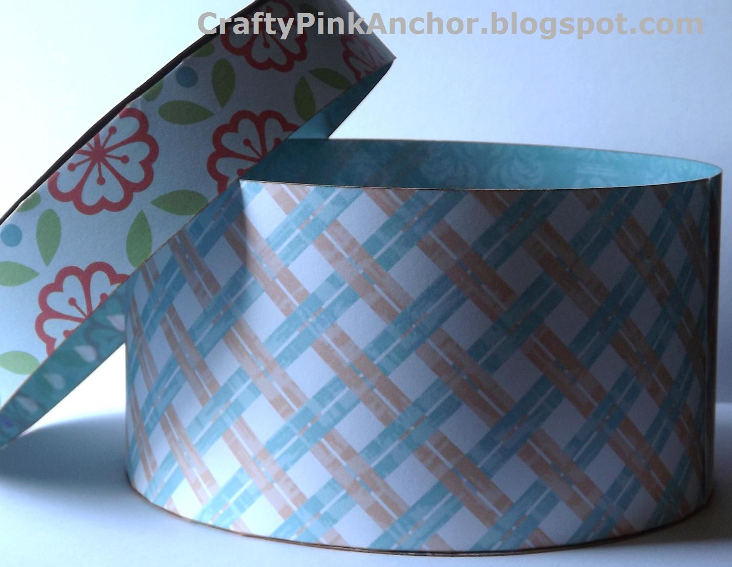 Crafty Pink Anchor: Koi Fish Circle Box - eCraft DT Tuesday