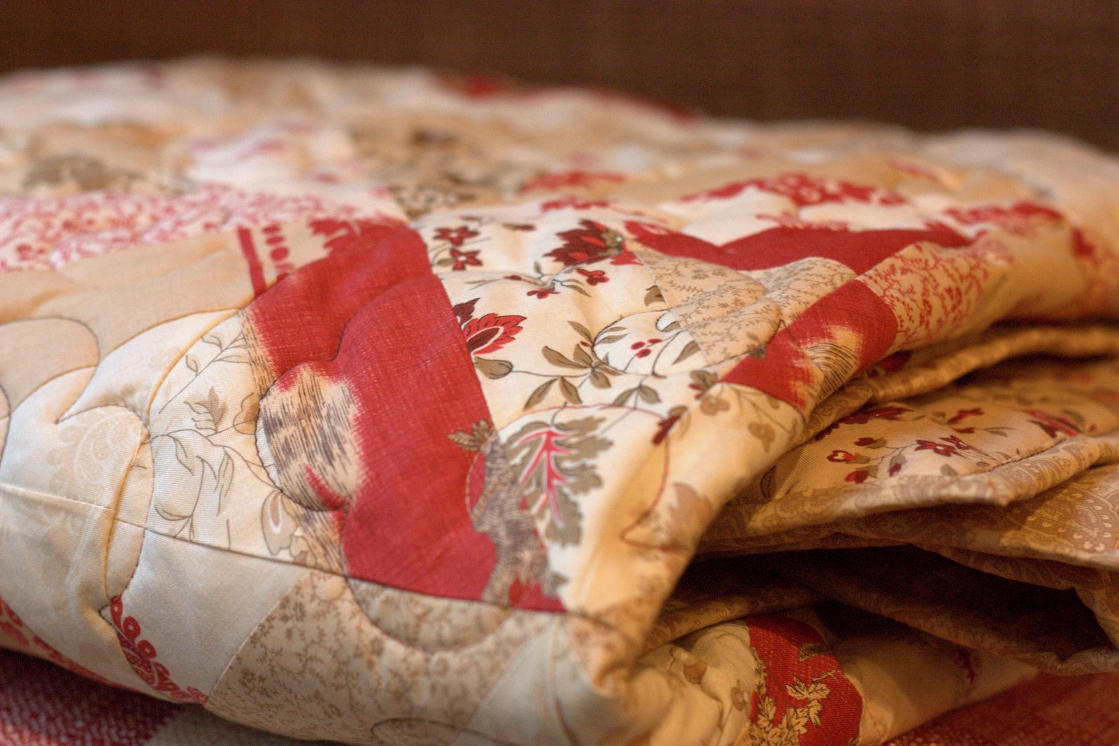 Moda Bakeshop Jelly Roll Quilt - home is where my story begins...