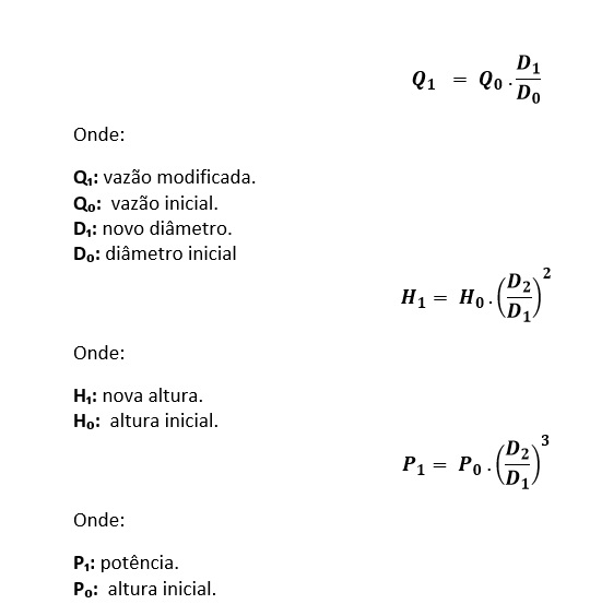 Bomba hidráulica: POTÊNCIA ABSORVIDA E RENDIMENTO
