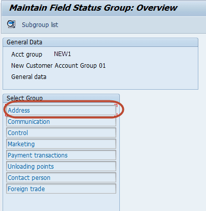 SAP FICO Central: How to Create Customer Account Group