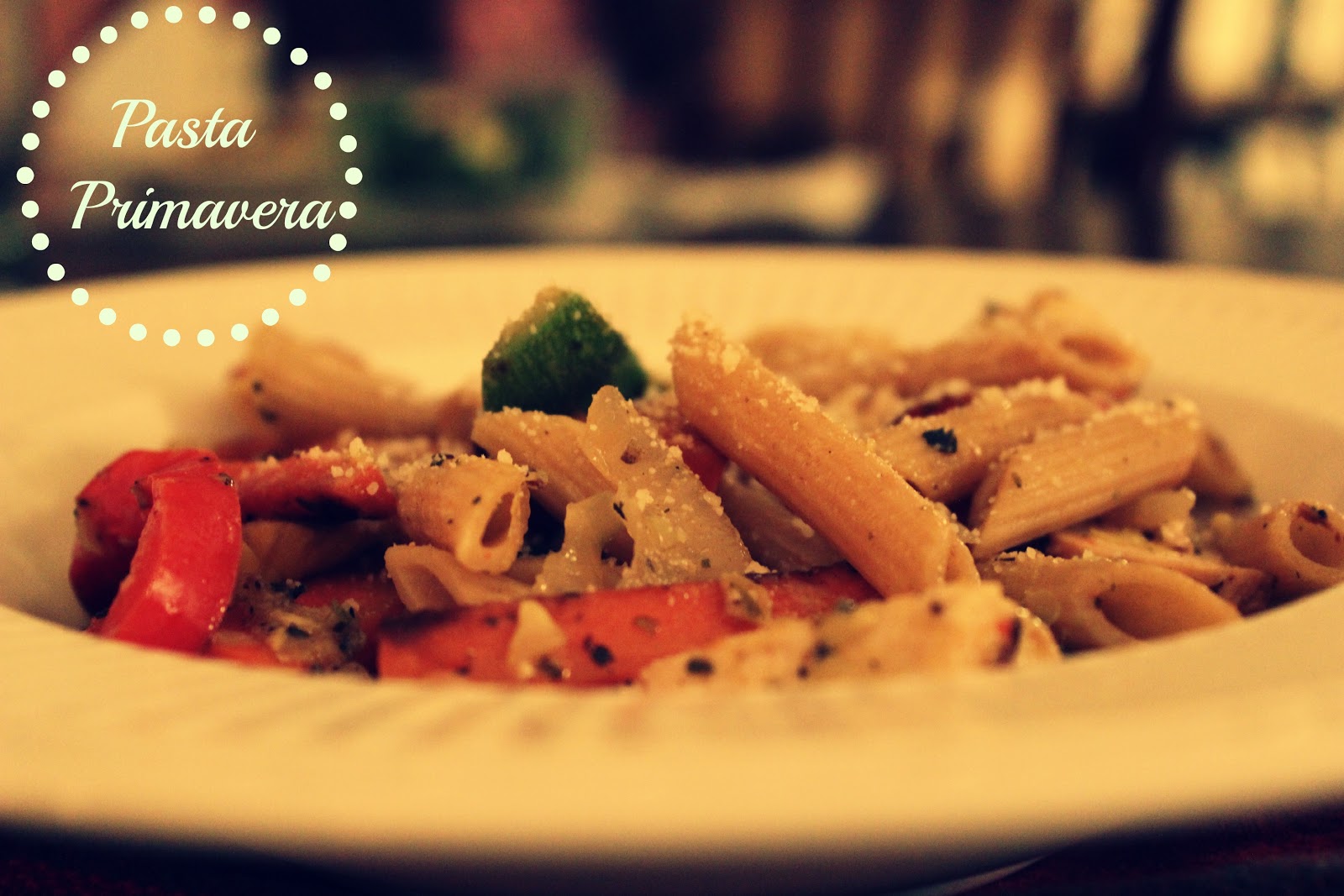 the house that built me: Pasta Primavera