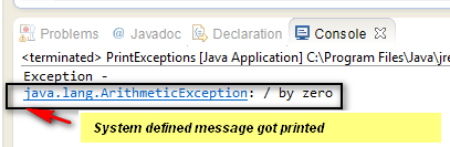 Selenium-By-Arun: 228. Printing the exception details in different ways