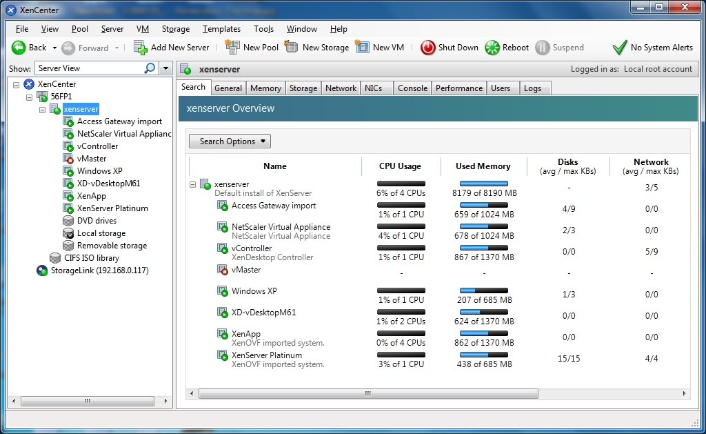 Xenserver Virtualização: 2016