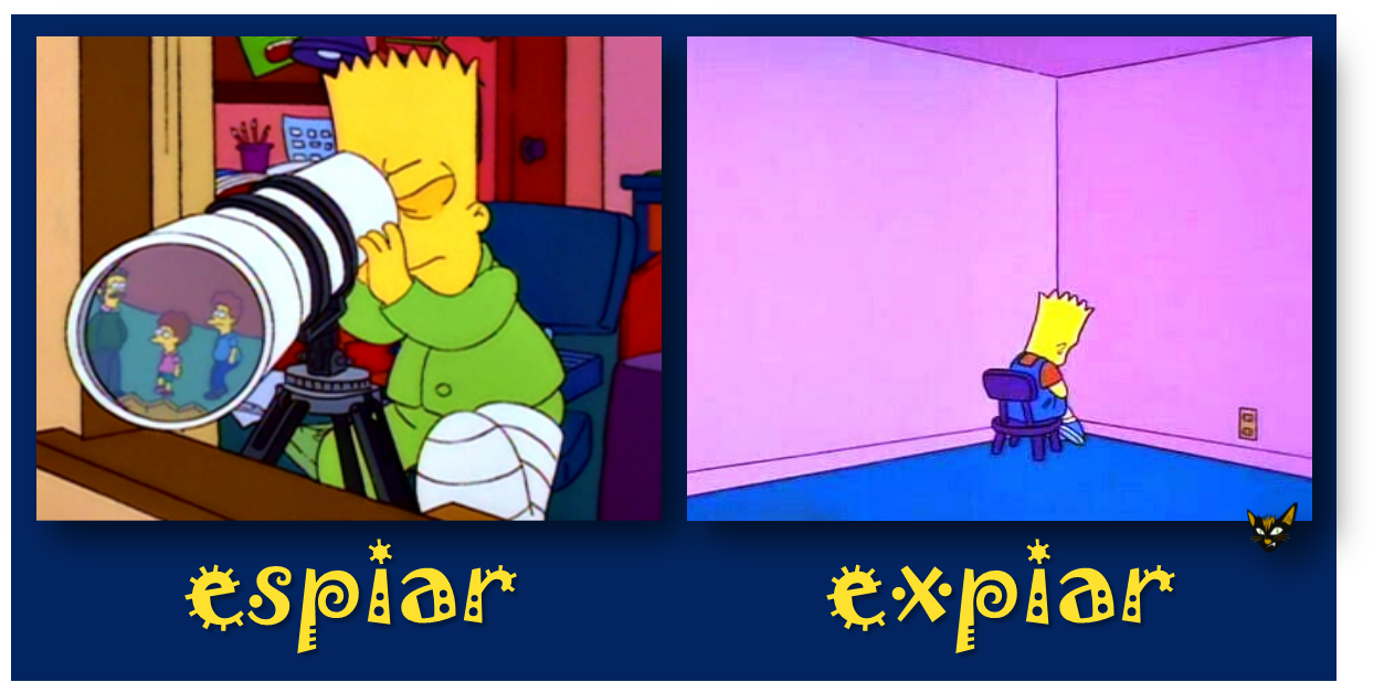 Zarampagalegando: Parellas imposibles. Espiar/Expiar