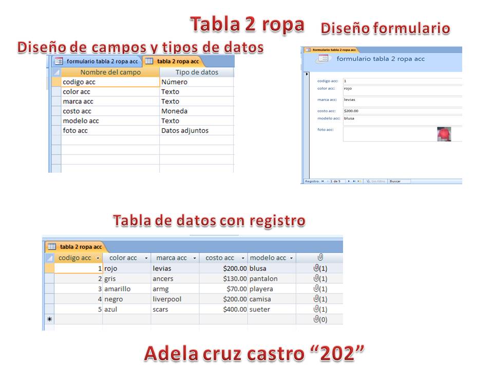 informatica y computacion tema access adela cruz castro: DISEÑO DE ...