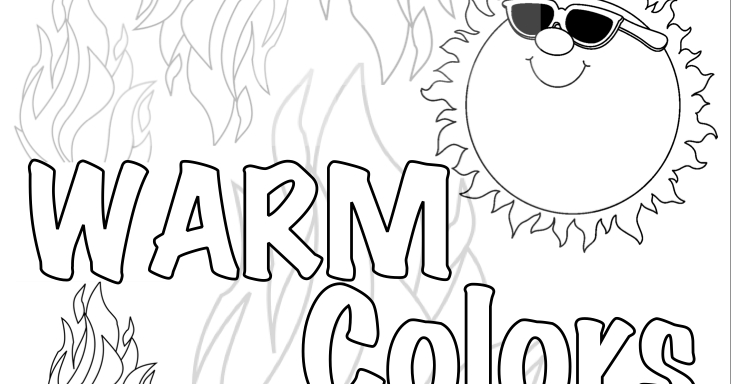 Creativity in Connecticut: Warm and Cool Color Family Coloring Pages