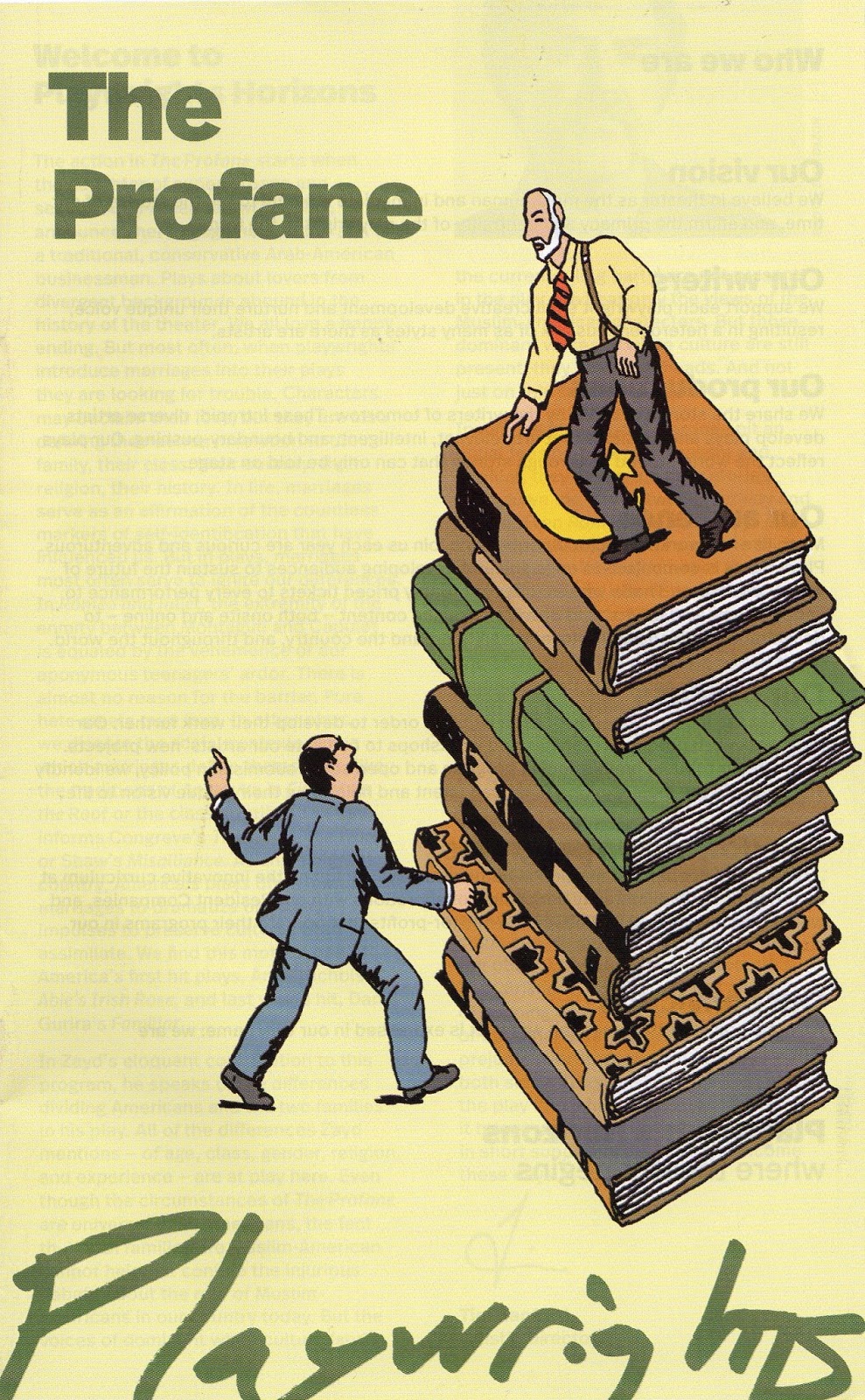 THEATRE'S LEITER SIDE: 171. Review: THE PROFANE (seen April 6, 2017)