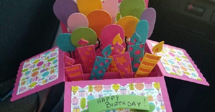 Contagiously Crafty: Pop-up Box Card - Celebrating a Happy Birthday