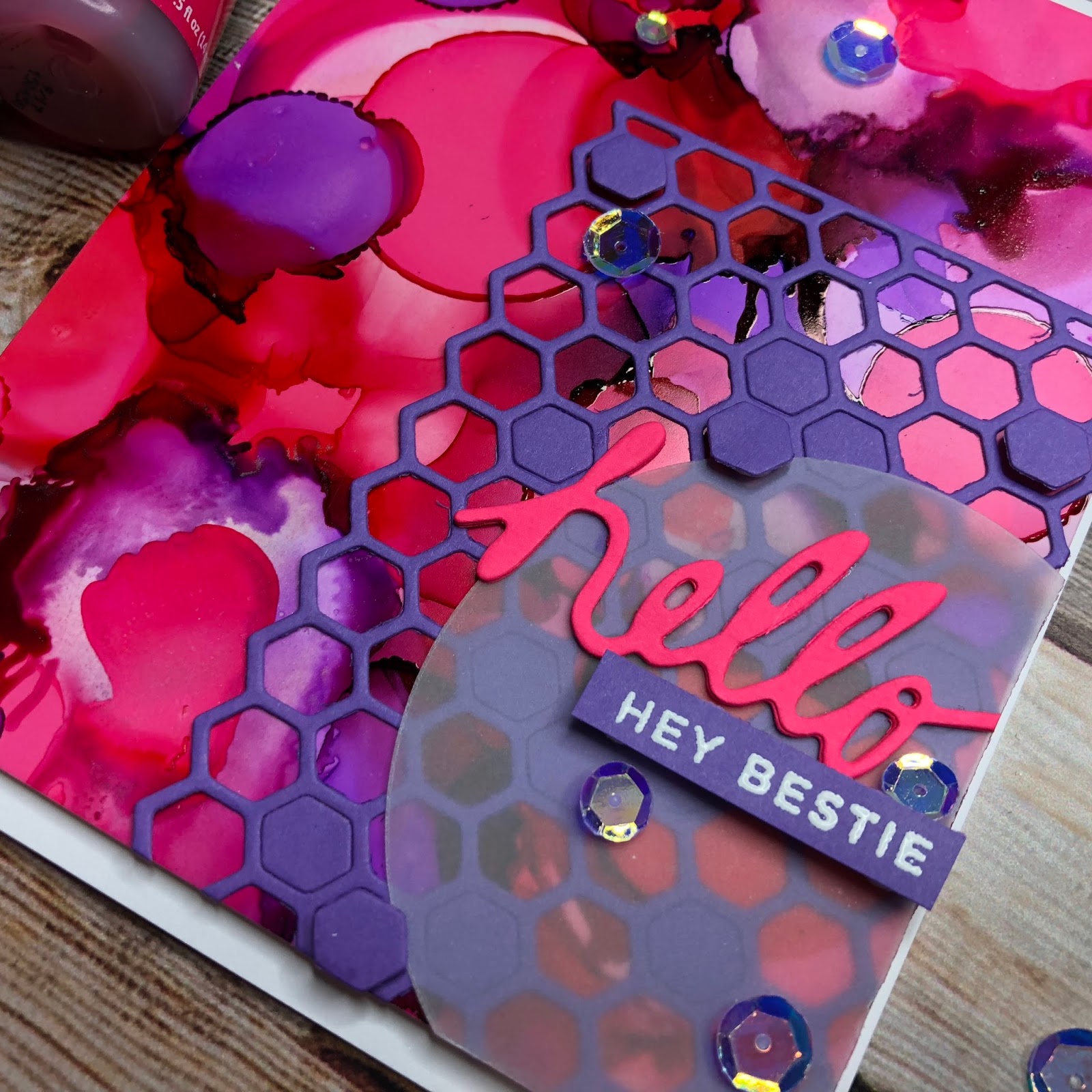 Hey Bestie Card - Craftwell Blog