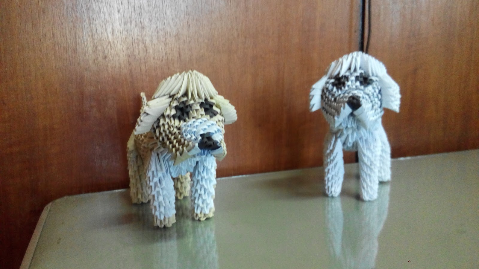 OnOy - Origami: Paper craft 3d origami golden retriever tutorial