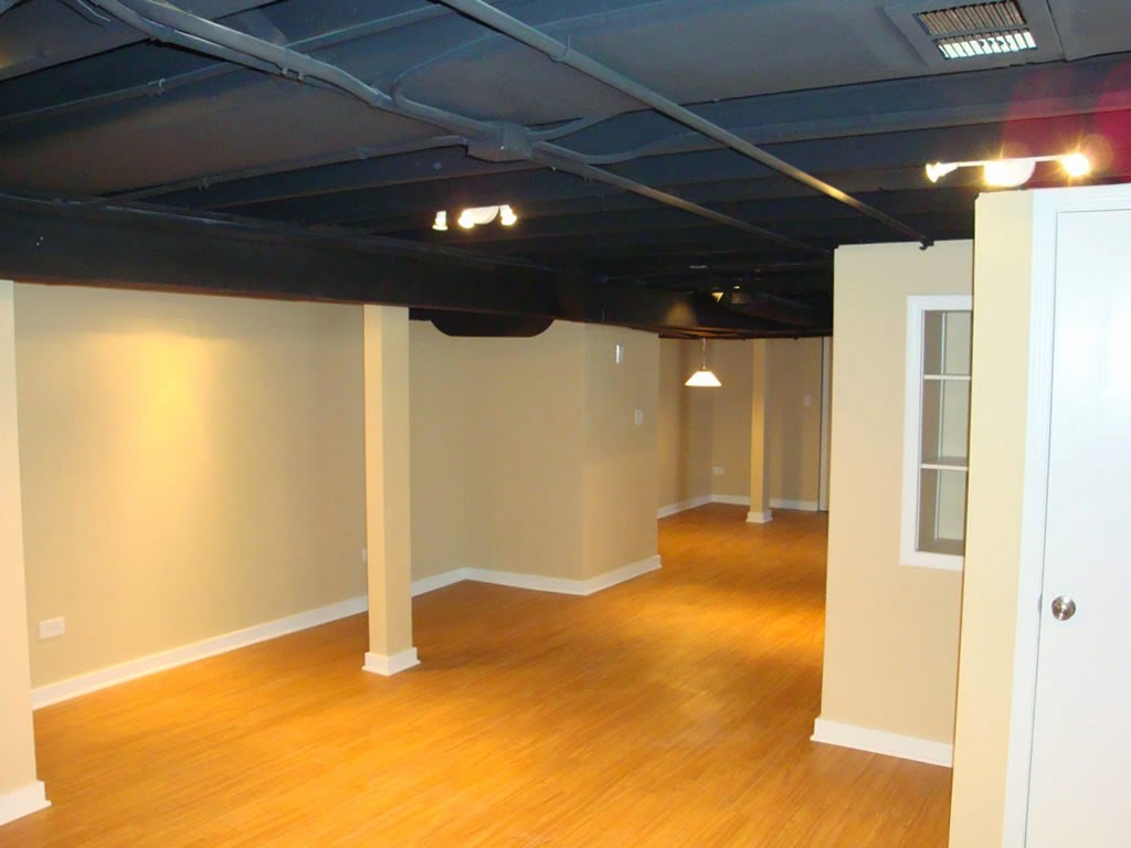 Exposed Basement Ceiling | Home Design and Interior Decorating Ideas
