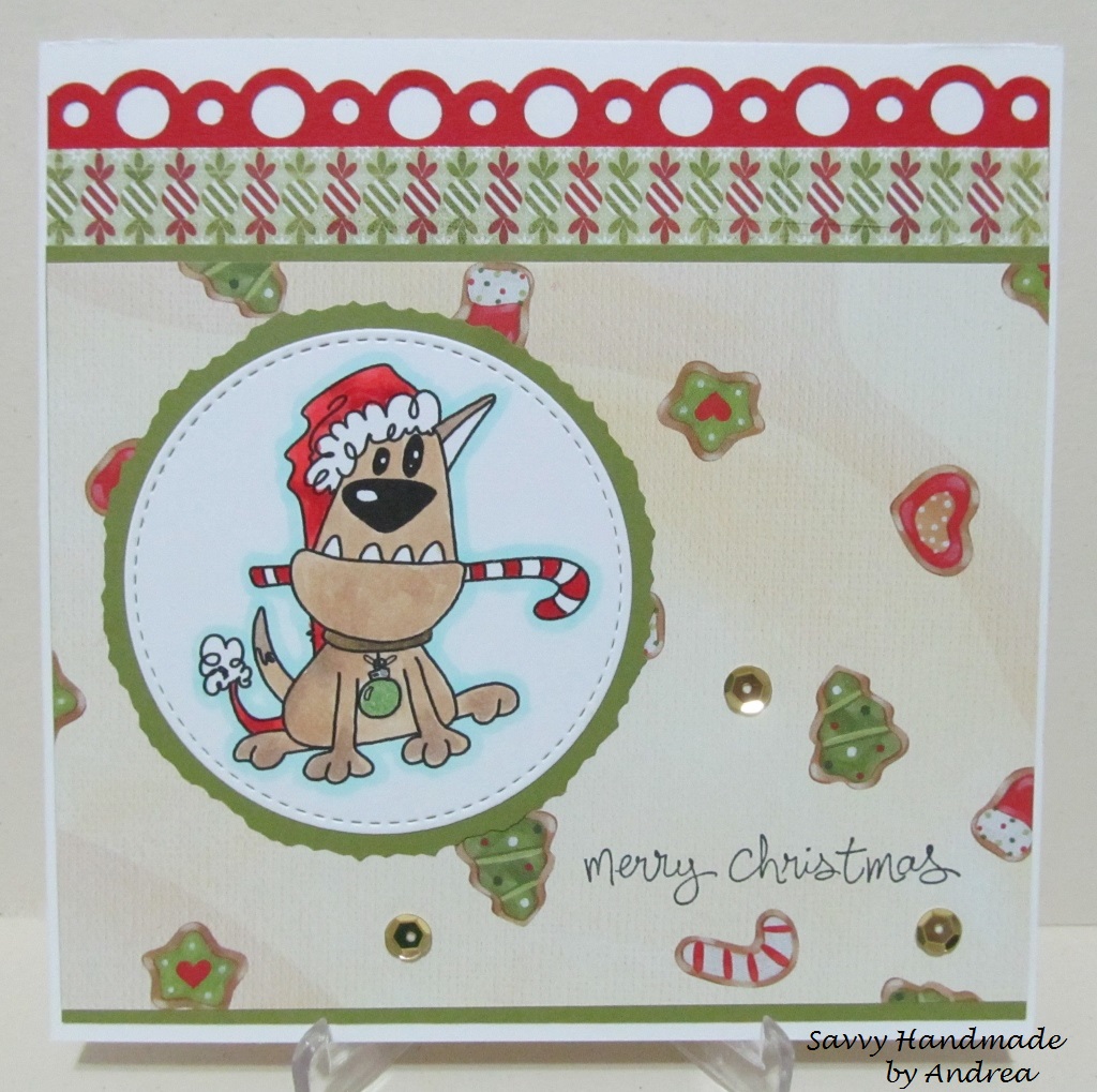Savvy Handmade Cards: Candy Cane Charlie Card