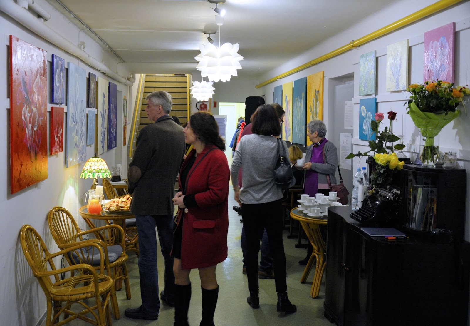 Mag Woźniak i Natura emocji - fotorelacja z wernisażu w WCK filia Falenica