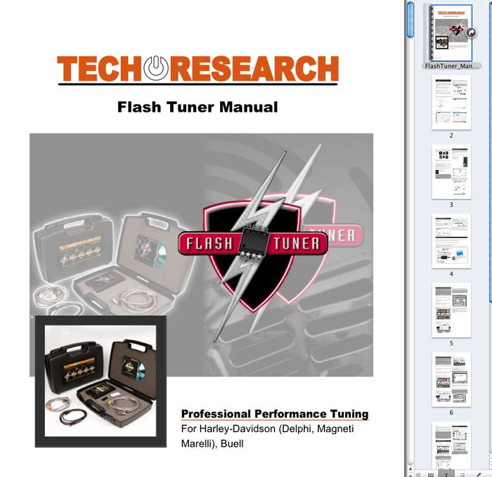 HRD- - - Harley-Davidson, Buell: Flash Tunerの日本語マニュアルが完成しました！！