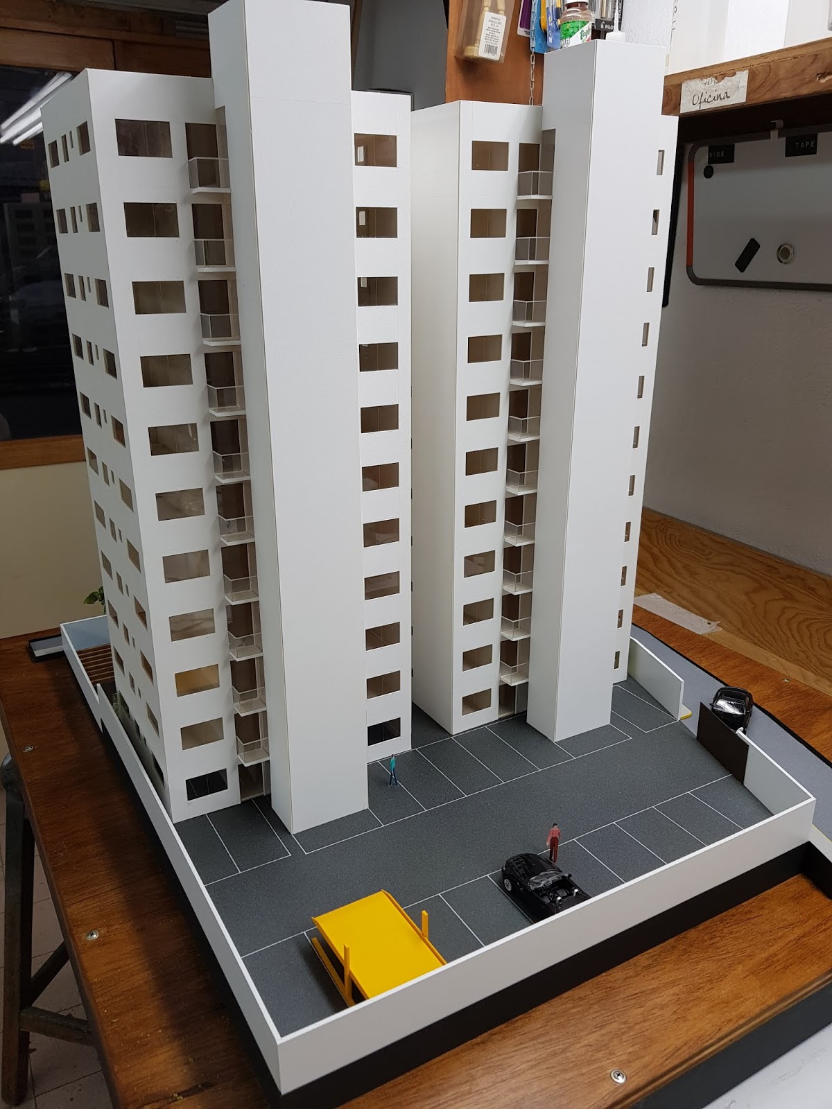 Maqueta de Edificios de Departamentos