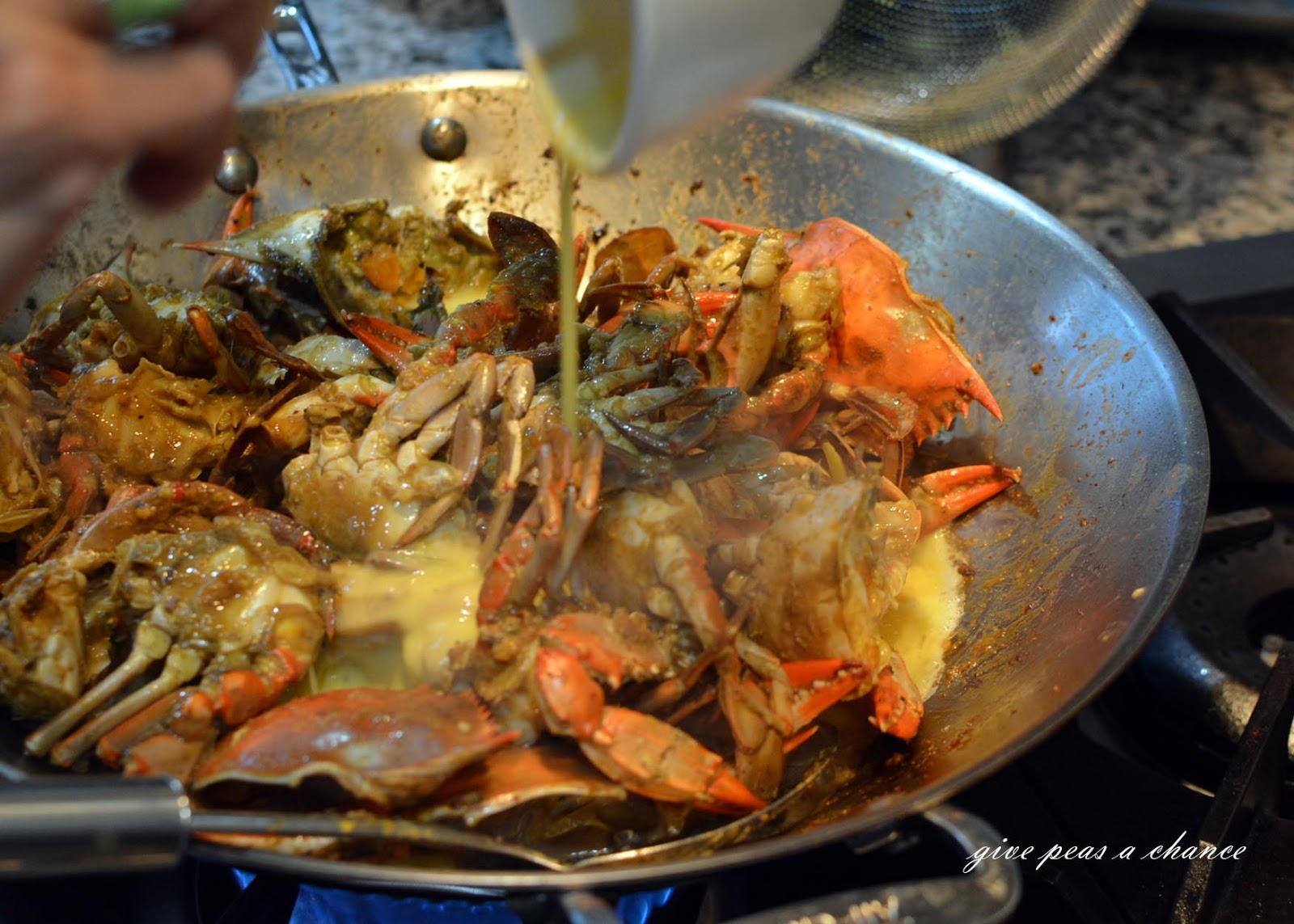 Give Peas a Chance: Lao Curry Blue Crab